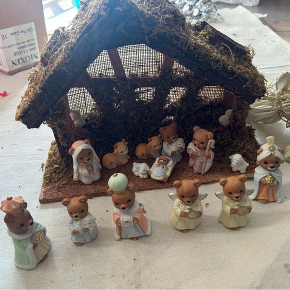 Other | Bear Nativity Scene Figurines | Poshmark